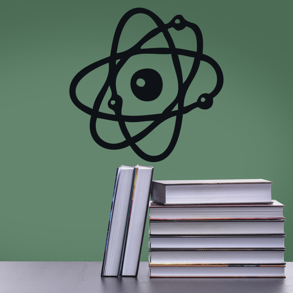 Atom Science Physics Wall Sticker | Icon Wall Stickers