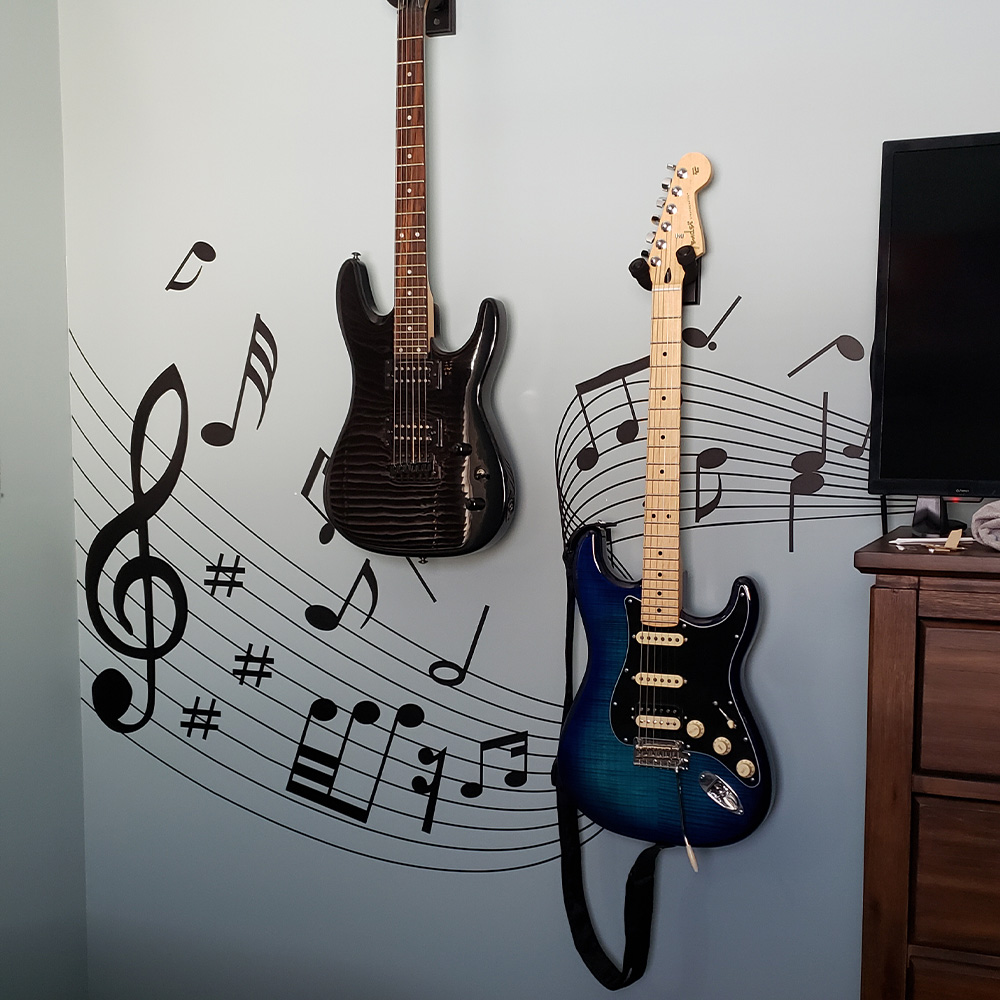 Music Score Musical Notes Wall Sticker | Icon Wall Stickers