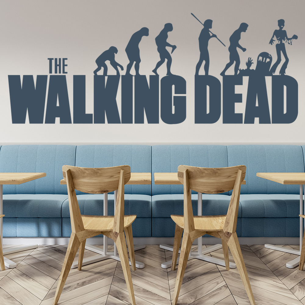 Zombie Evolution The Walking Dead Wall Sticker | Icon Wall Stickers