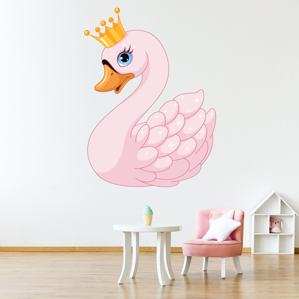 Swan Princess Fairytale Wall Sticker | Icon Wall Stickers