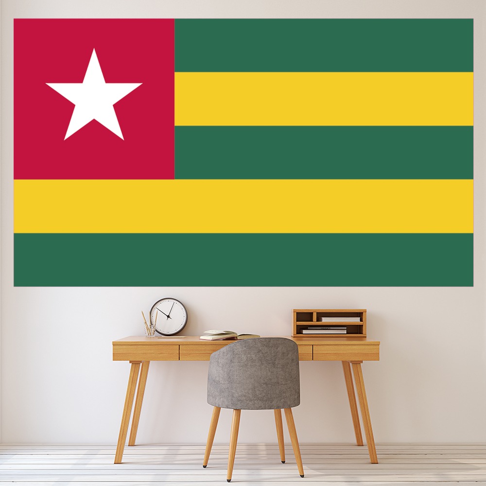 Togo Flag Wall Sticker | Icon Wall Stickers