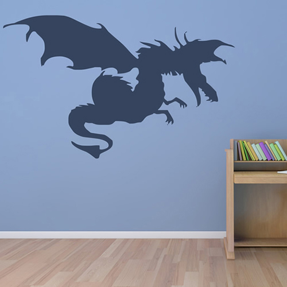 Flying Dragon Fantasy Monster Wall Sticker - Mod3 | Icon Wall Stickers