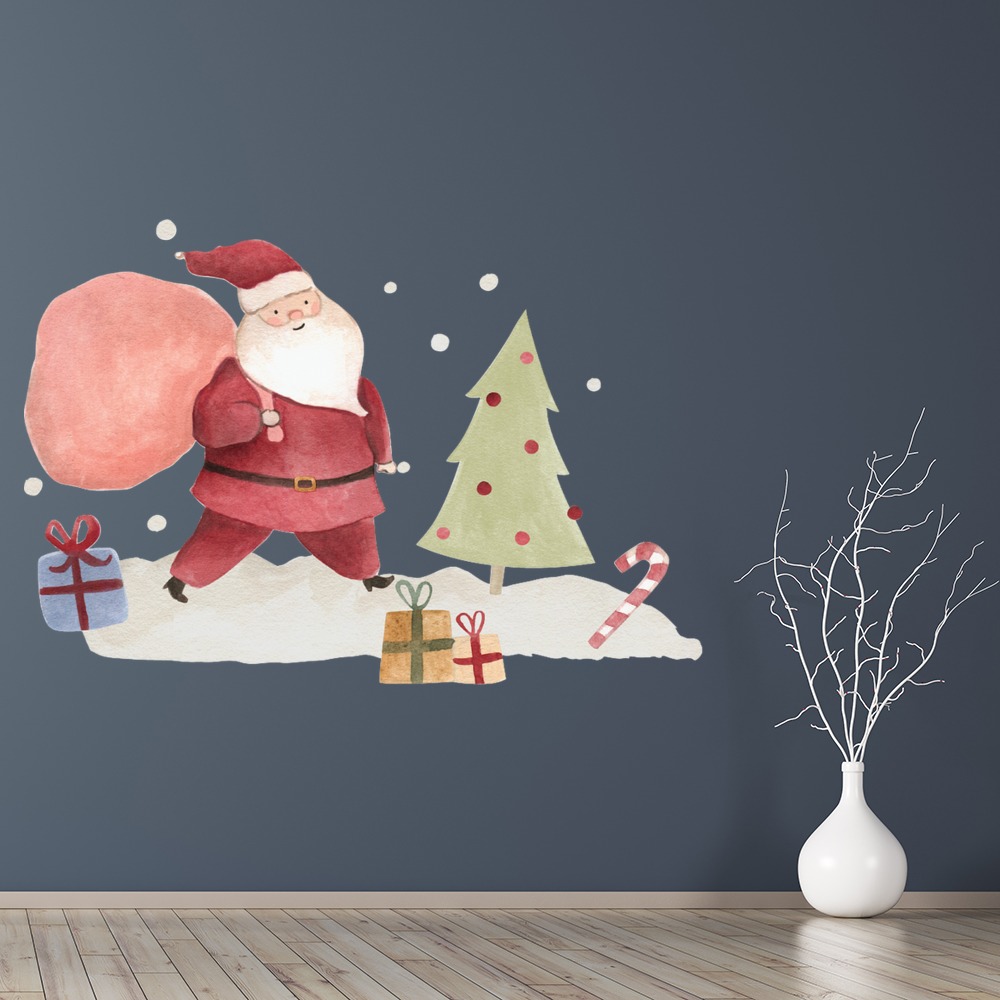 Father Christmas Winter Wonderland Wall Sticker | Icon Wall Stickers