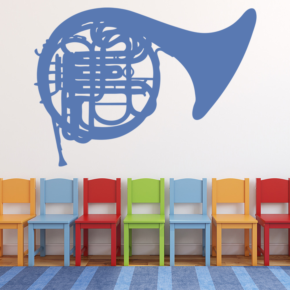 French Horn Instrument Music Wall Sticker | Icon Wall Stickers