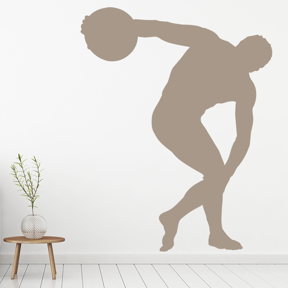 Discus Thrower Athletics Fitness Wall Sticker | Icon Wall Stickers
