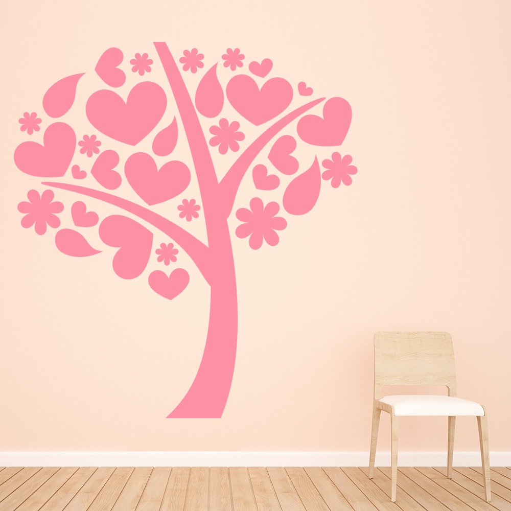 Love Heart Tree Wall Sticker | Icon Wall Stickers