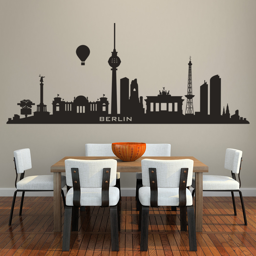 Berlin City Skyline Germany Wall Sticker | Icon Wall Stickers