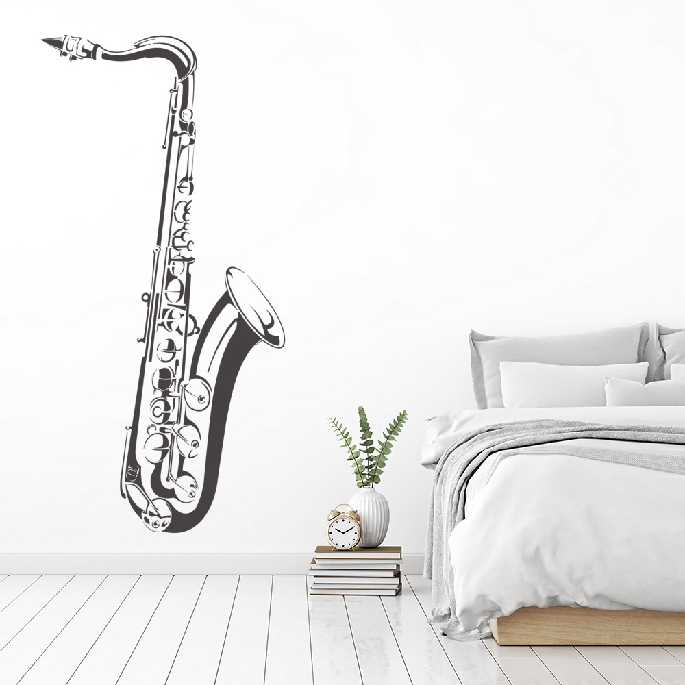 Saxophone Jazz Music Wall Sticker | Icon Wall Stickers