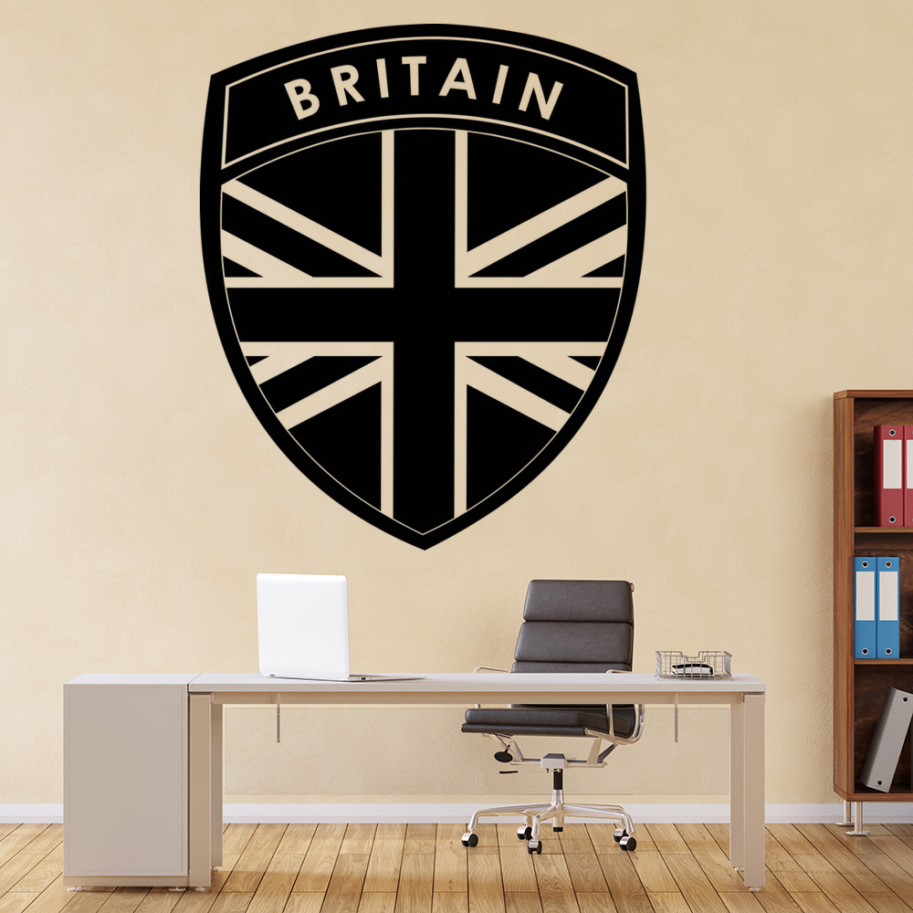 Great Britain Badge Union Jack Wall Sticker | Icon Wall Stickers