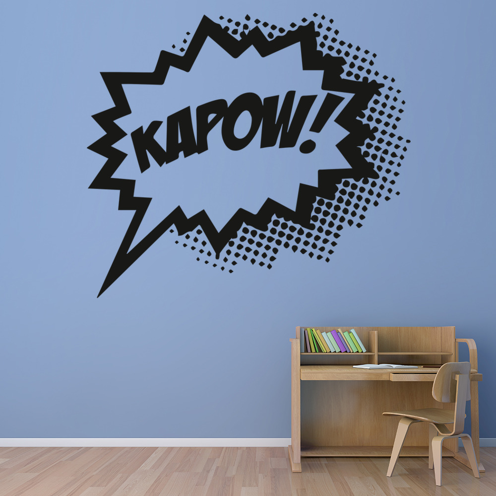 Kapow! Speech Bubble Wall Sticker | Icon Wall Stickers