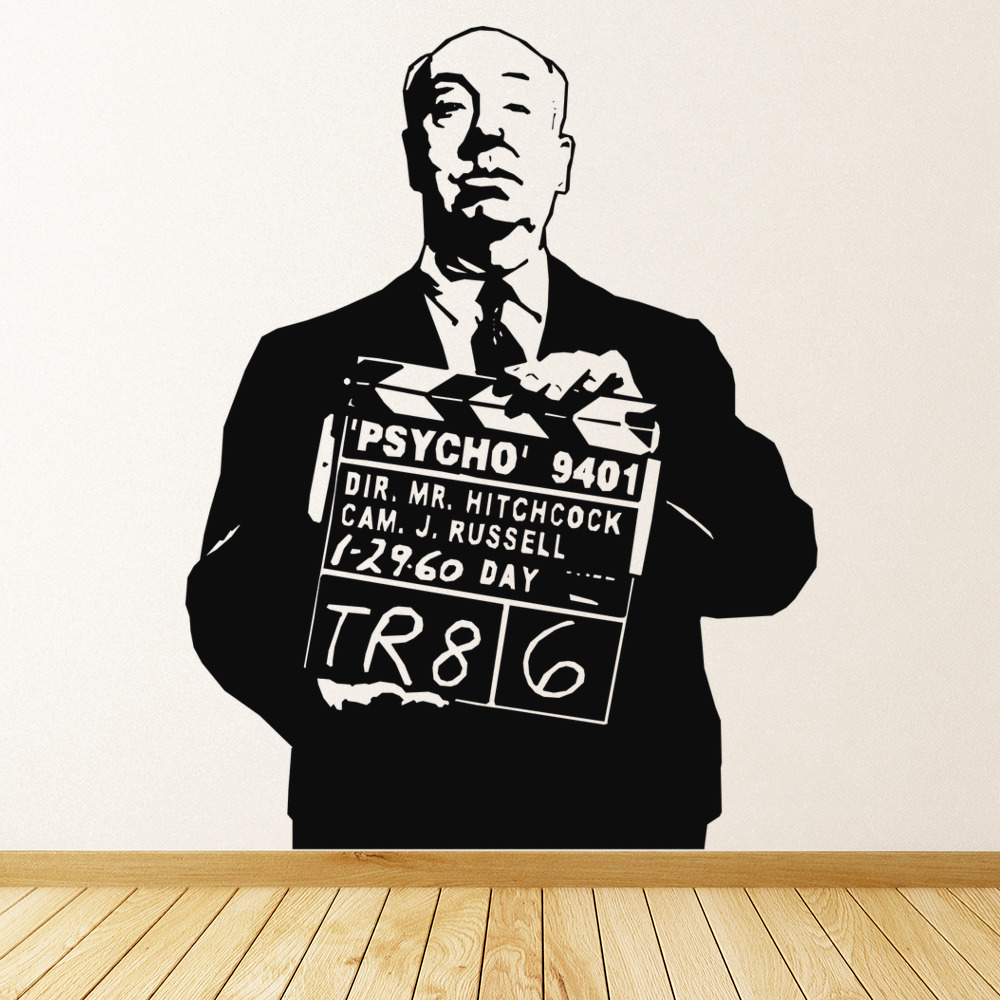 Alfred Hitchcock Movies Film Wall Sticker | Icon Wall Stickers