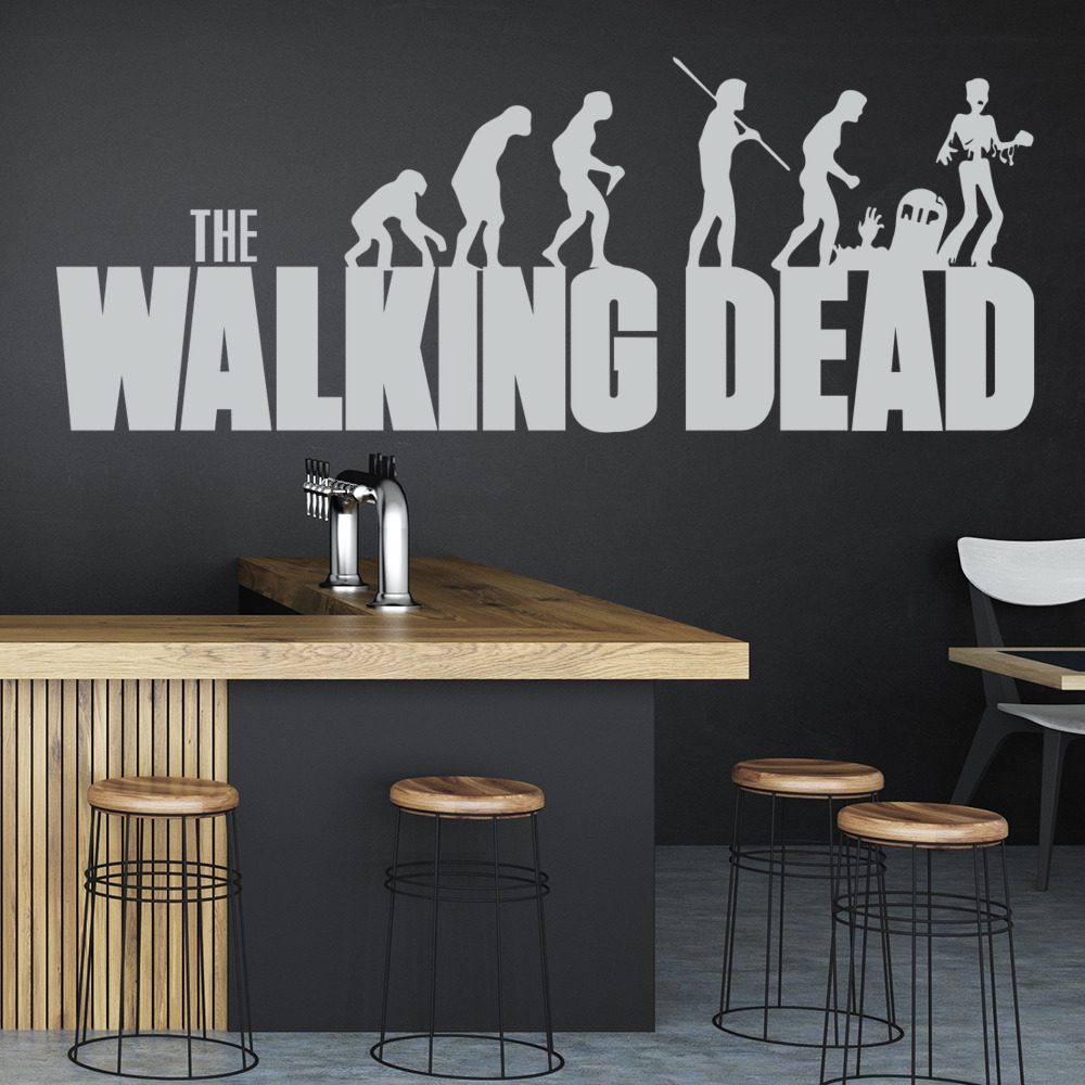Zombie Evolution The Walking Dead Wall Sticker | Icon Wall Stickers