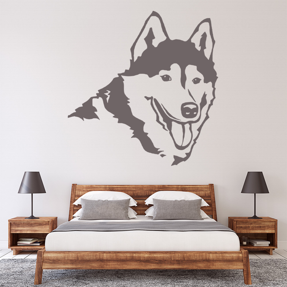 Husky Dog Wall Sticker | Icon Wall Stickers