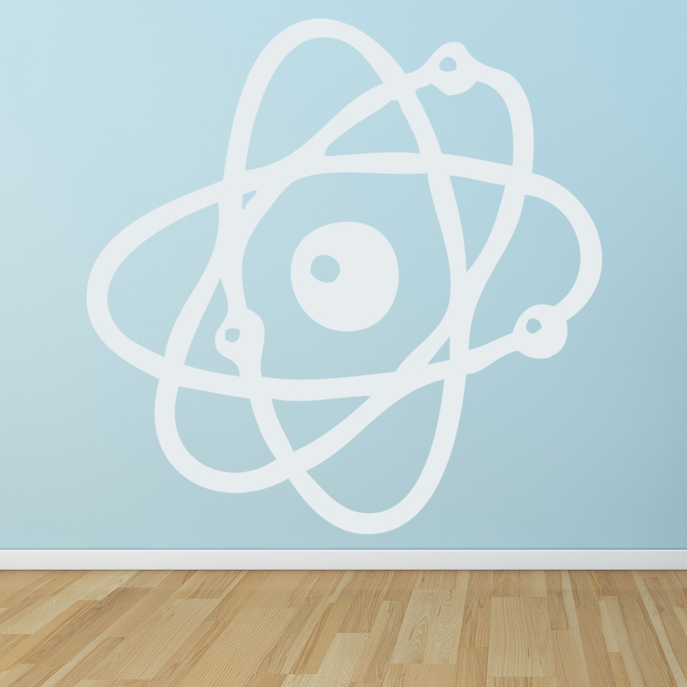 Atom Science Physics Wall Sticker | Icon Wall Stickers