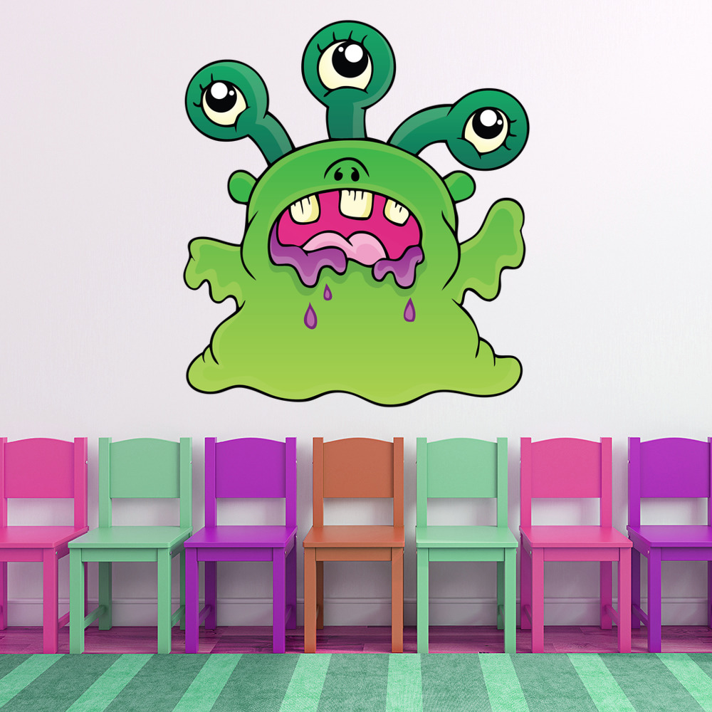 Green Monster Wall Sticker Wall Sticker | Icon Wall Stickers