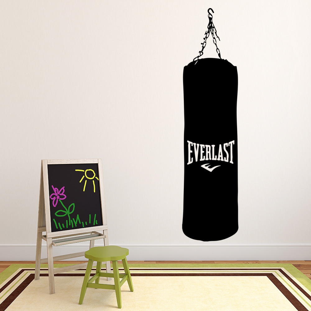 Boxing Bag Boxer Sports Wall Sticker | Icon Wall Stickers