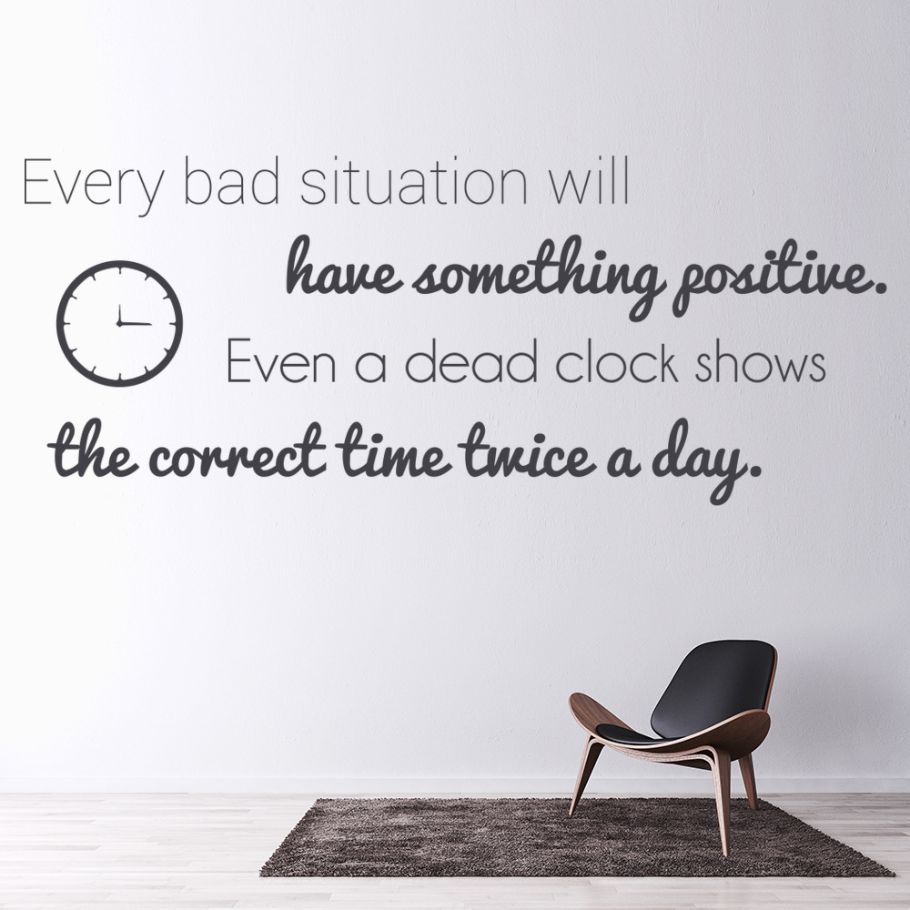 Every Bad Situation Life Quote Wall Sticker | Icon Wall Stickers